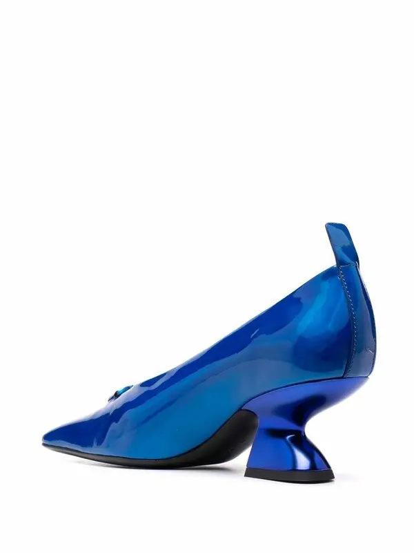 FERRAGAMO F-heel Leather Pumps