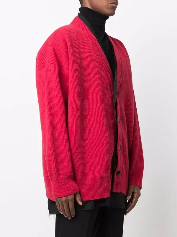 Raf Simons Layered Wool Cardigan