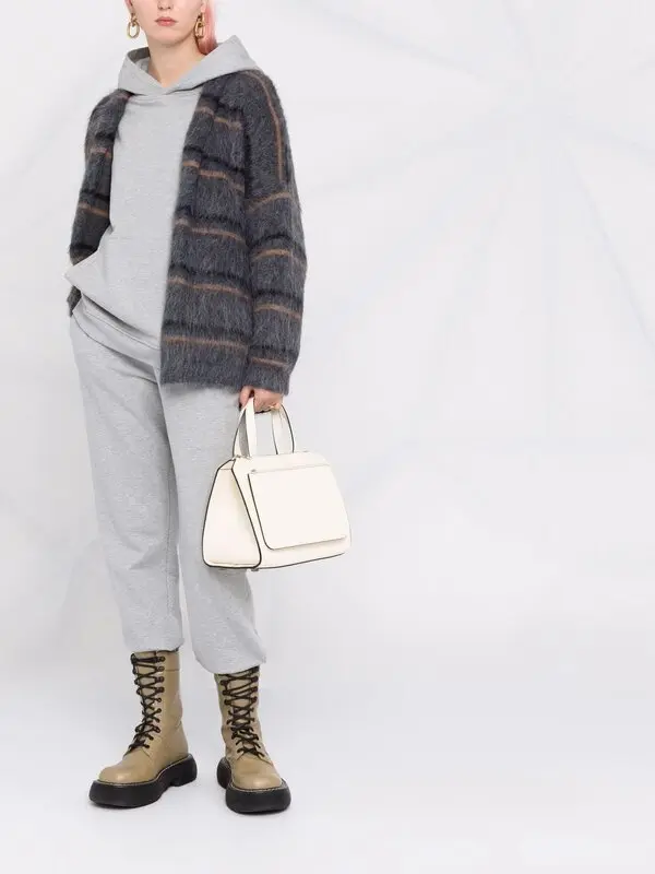 VALEXTRA Passepartout Top-handle Tote Bag - Neutrals