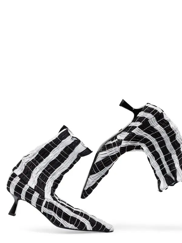 AMY CROOKES Marthe 60mm Shirred Boots