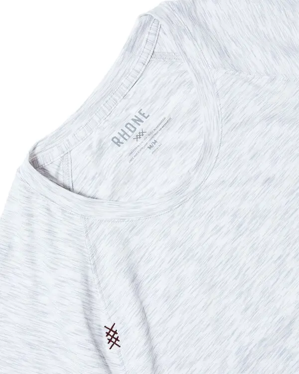 RHONE Reign Short Sleeve Tee - Gray Space
