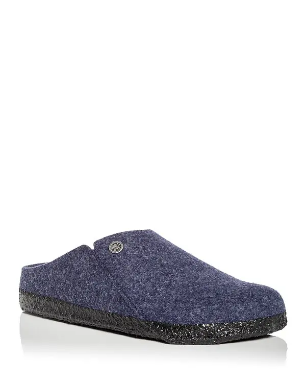 BIRKENSTOCK Zermatt Shearling Clogs - Blue