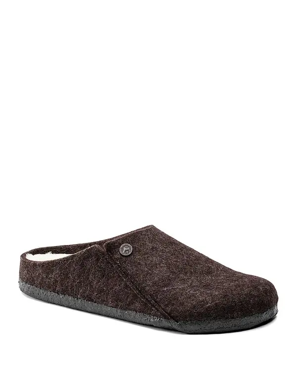 BIRKENSTOCK Zermatt Shearling Clogs - Brown