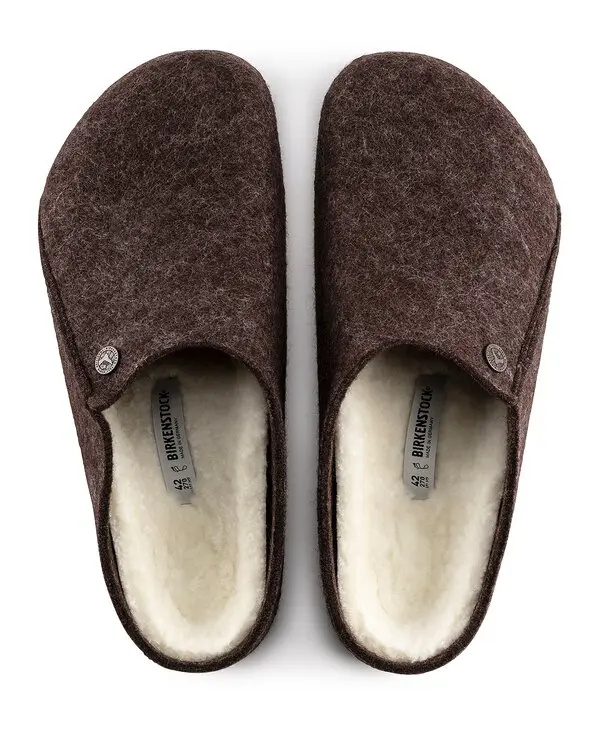 BIRKENSTOCK Zermatt Shearling Clogs - Brown