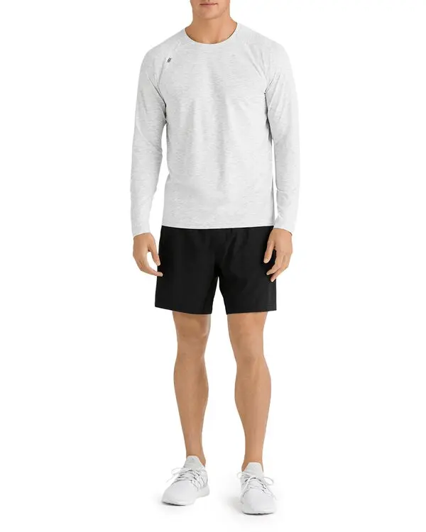 RHONE Reign Long Sleeve Performance Tee - Gray Space