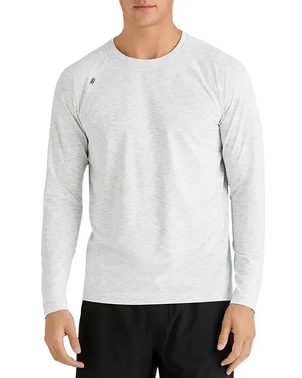 RHONE Reign Long Sleeve Performance Tee - Gray Space