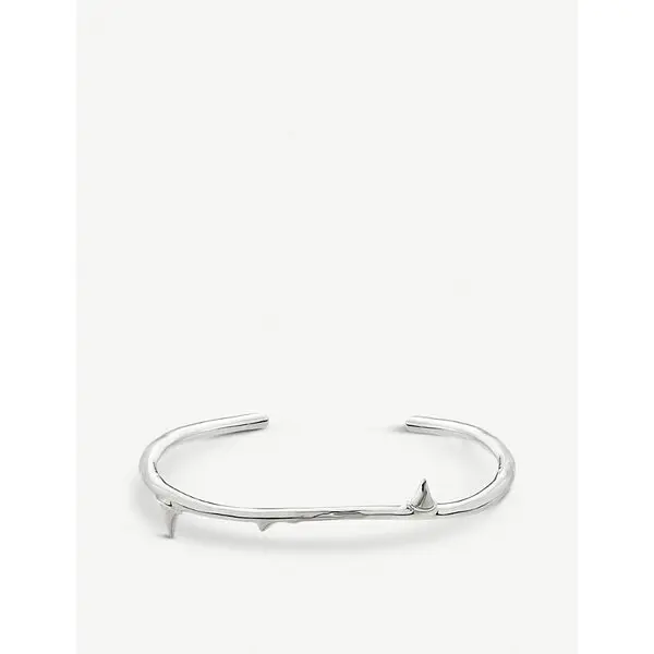 SHAUN LEANE Rose Thorn Bangle - Silver