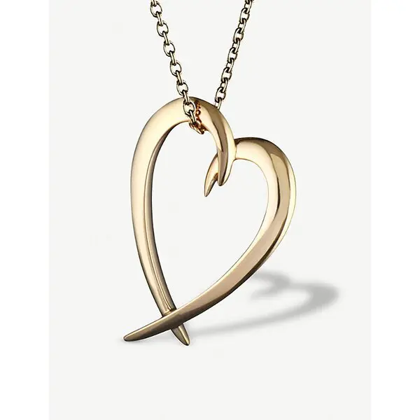 SHAUN LEANE Heart Pendant Necklace - Gold
