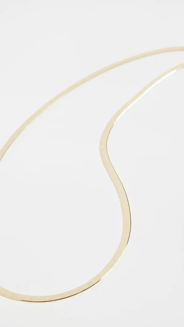 ADINA EDEN Herringbone Chain Necklace