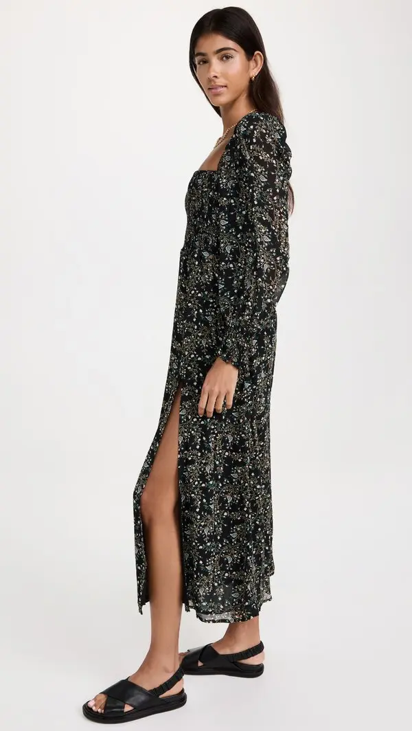 slim fit dress slacks Give Your All Green Floral Dress – Shop the Mint