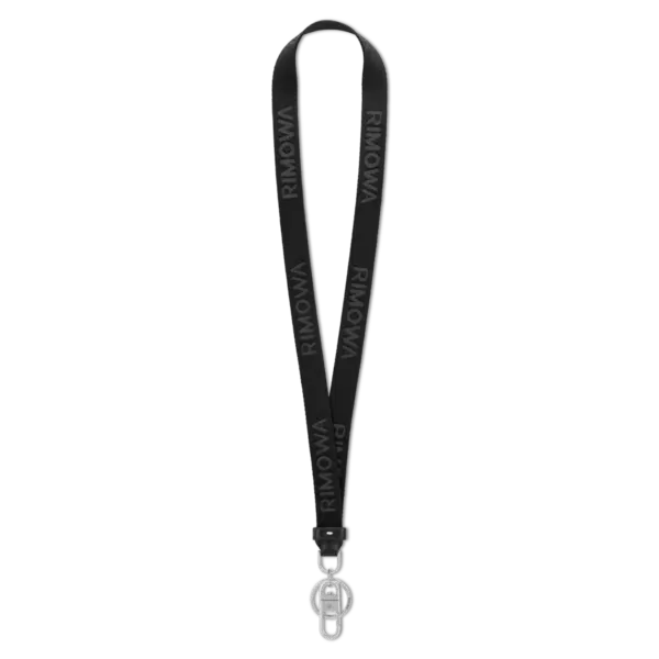 RIMOWA リモワ NEVER STILL Lanyard Keyring 黒 Rimowa Never Still Lanyard Keyring - Black | Editorialist