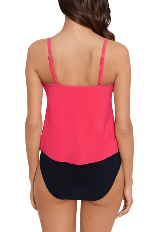 Magicsuit Rita Tankini Top - Coral Rose