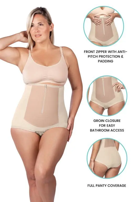 BELLEFIT Postpartum Front Zip Girdle