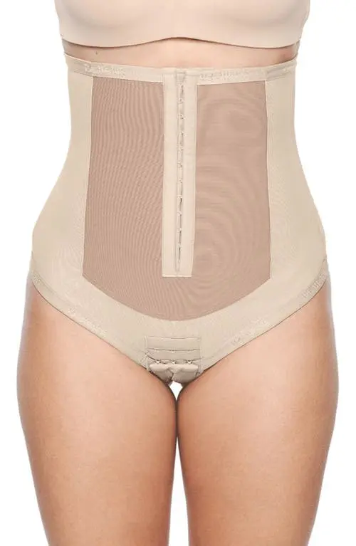 BELLEFIT Postpartum Cheekster Corset Girdle - Beige