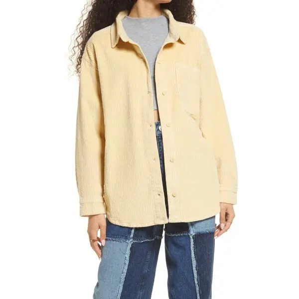 Bp. Corduroy Shirt Jacket - Tan Boulder