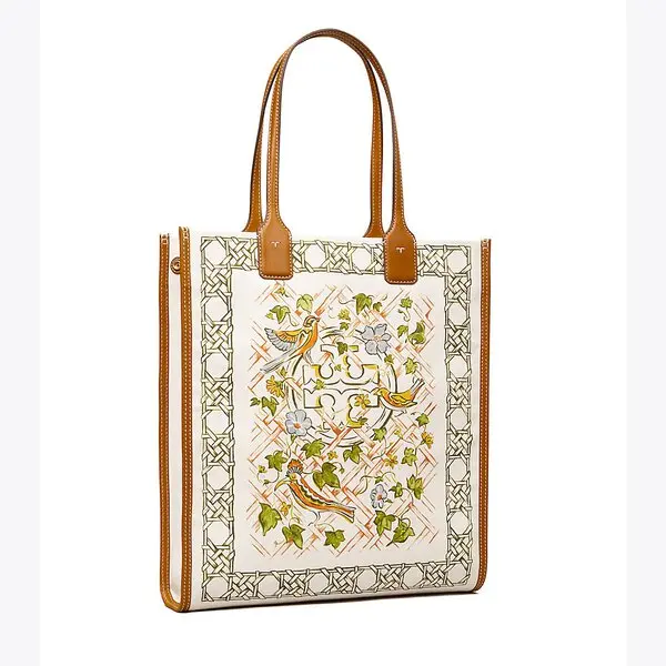 Tory Burch Ella Printed Canvas Tall Tote Bag