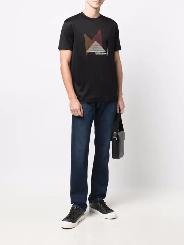 Emporio Armani Straight-leg Denim Jeans - Blue