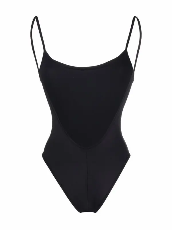 MANOKHI Scoop-neck Swimsuit - Black