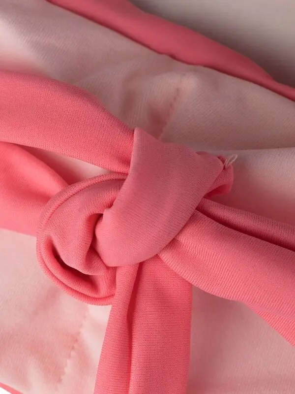 MANOKHI Halterneck Bandeau Bikini Set - Pink
