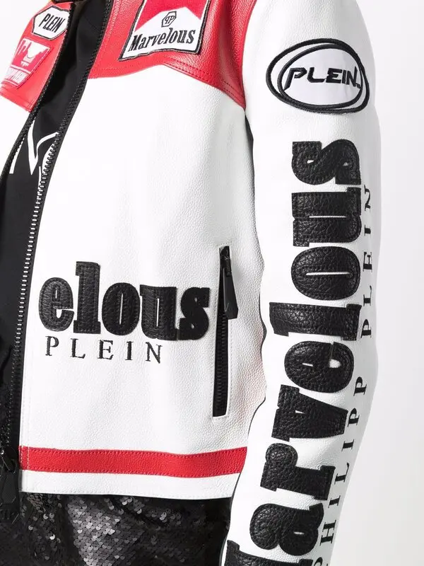 Philipp Plein Logo Colour-block Jacket