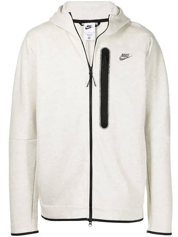 Nike Nsw Fleece Full-zip Hoodie - White