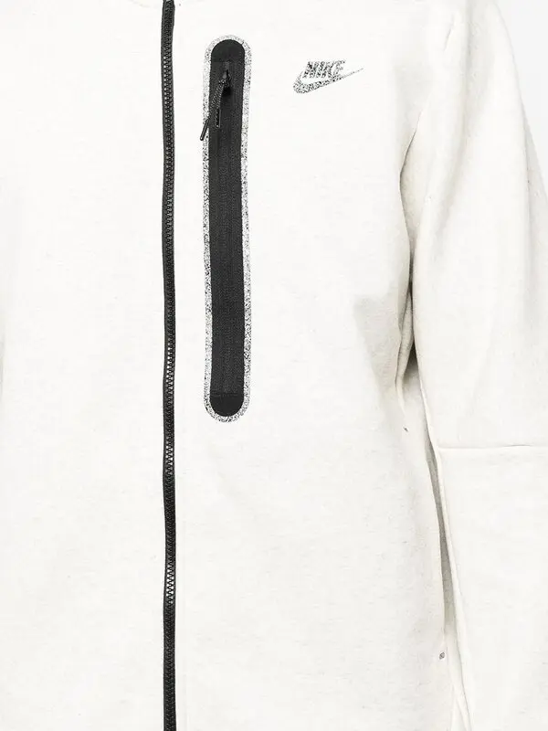 Nike Nsw Fleece Full-zip Hoodie - White
