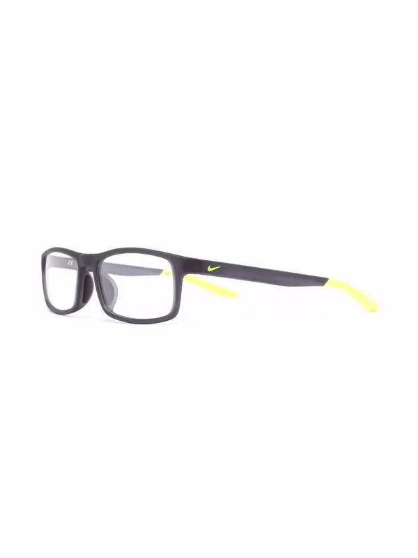 Nike Swoosh-logo Square-frame Eyeglasses
