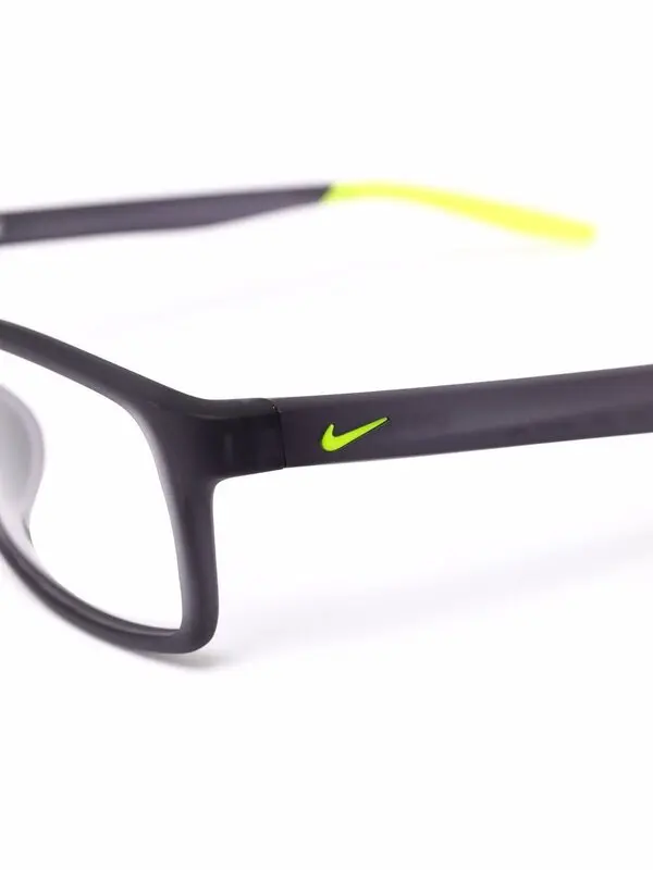 Nike Swoosh-logo Square-frame Eyeglasses