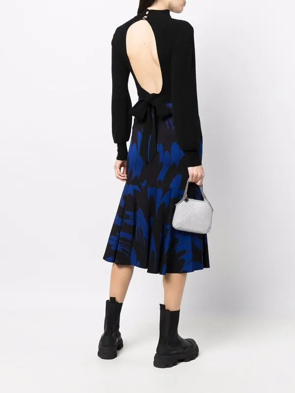 Stella McCartney Haya Floral Satin Skirt