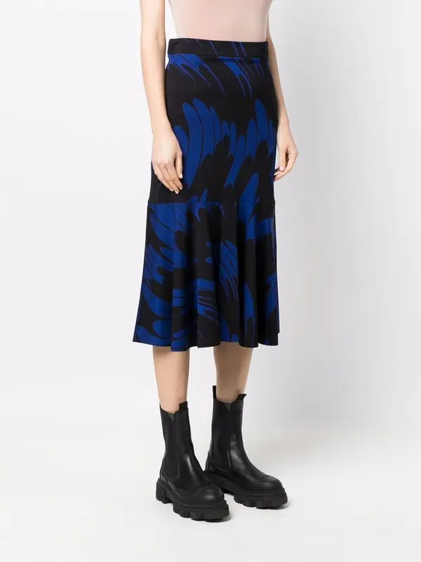 Stella McCartney Haya Floral Satin Skirt