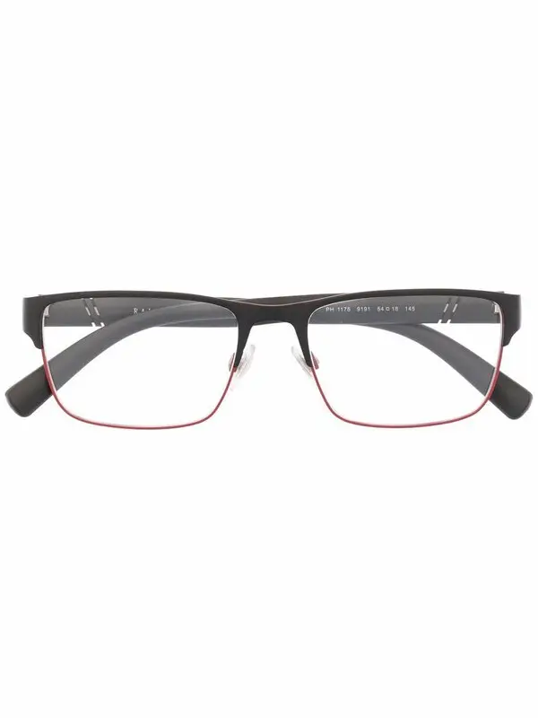 POLO RALPH LAUREN EYEWEAR Polo Ralph Lauren Square Frame Eyeglasses