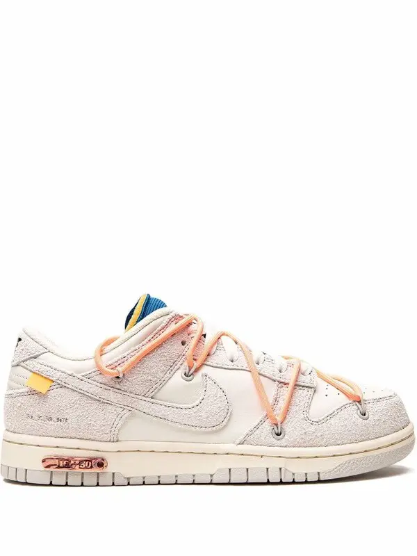 Nike X Off White Dunk Low 19 Sneakers - Grey