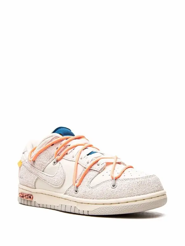 Nike X Off White Dunk Low 19 Sneakers - Grey