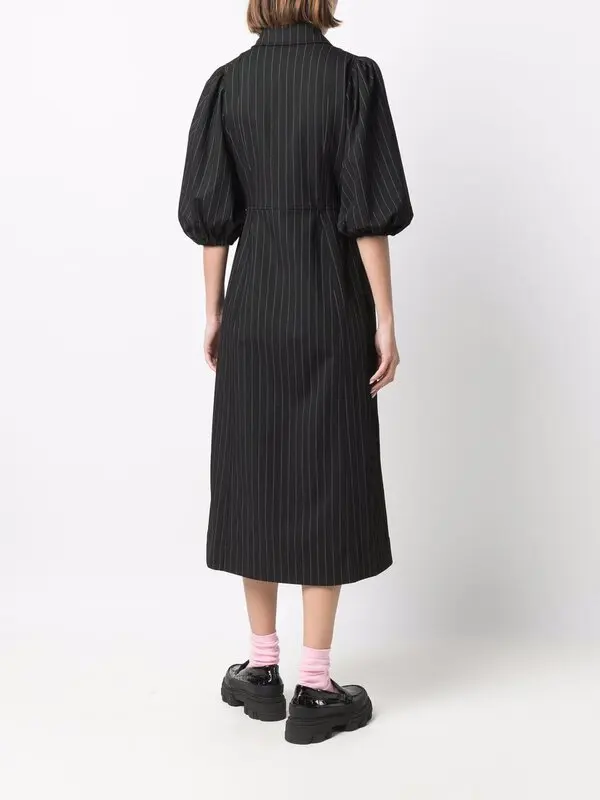 knee length dresses for ladies Stripe Suiting Mini Dress