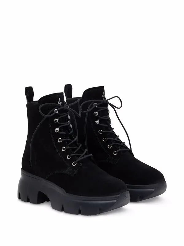 GIUSEPPE ZANOTTI Apocalypse Lace-up Boots - Black