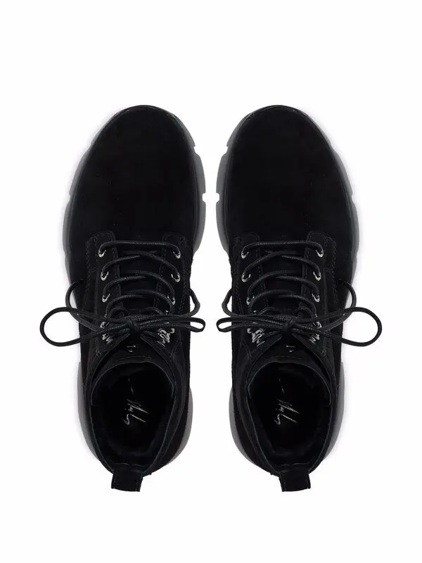GIUSEPPE ZANOTTI Apocalypse Lace-up Boots - Black