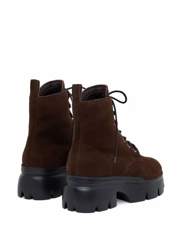 GIUSEPPE ZANOTTI Apocalypse Lace-up Boots - Brown