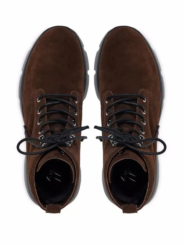 GIUSEPPE ZANOTTI Apocalypse Lace-up Boots - Brown