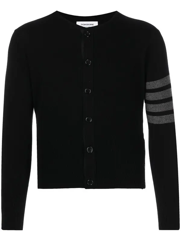 Thom Browne 4-bar Stripe Cashmere Cardigan