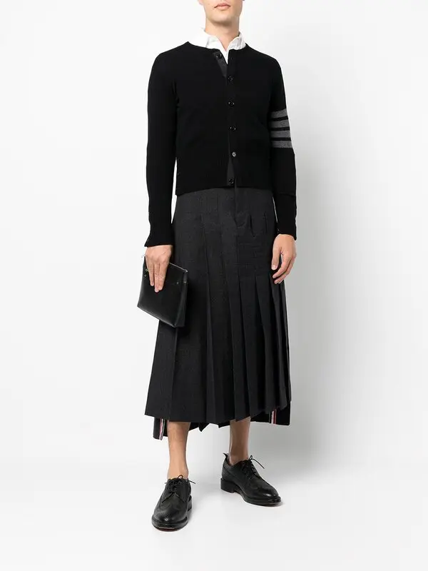 Thom Browne 4-bar Stripe Cashmere Cardigan