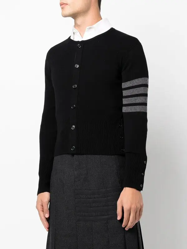 Thom Browne 4-bar Stripe Cashmere Cardigan