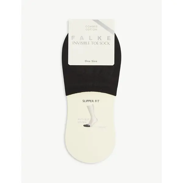 Falke Invisible Cotton-blend Toe Socks - 3009 Black