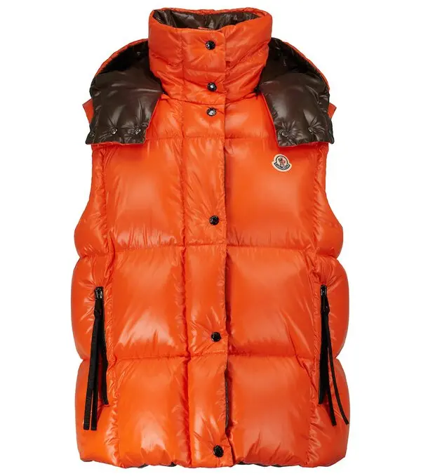 Moncler Luzule Puffer Vest - Orange