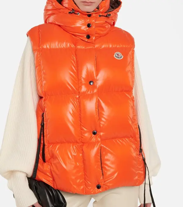 Moncler Luzule Puffer Vest - Orange
