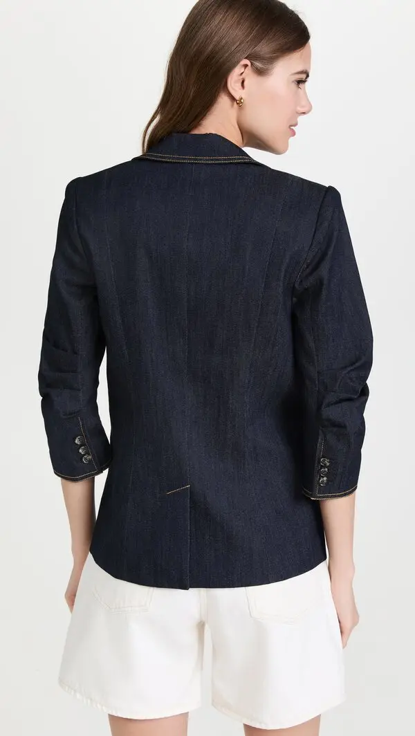 Cinq À Sept Denim Khloe Blazer - Indigo