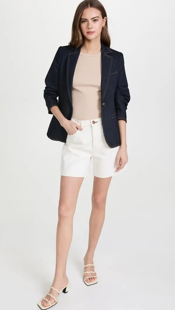 Cinq À Sept Denim Khloe Blazer - Indigo