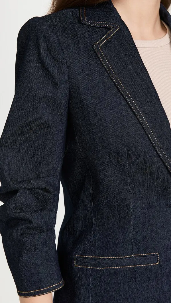 Cinq À Sept Denim Khloe Blazer - Indigo