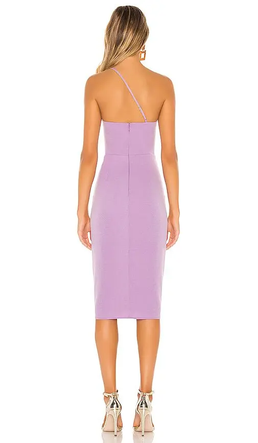 midi dress size Roberta Black Slit Midi Dress