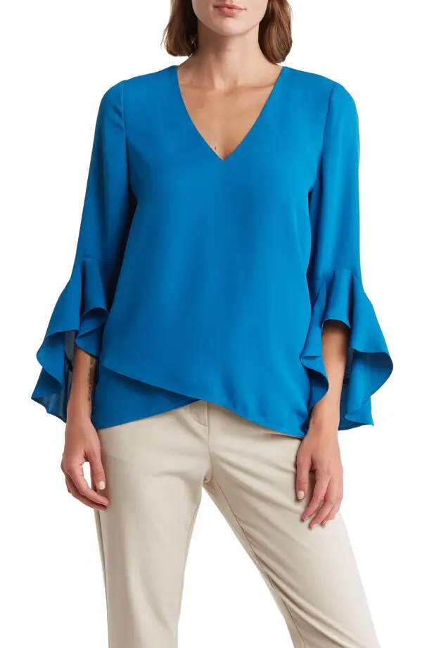 Vince Camuto Flutter Sleeve Tunic