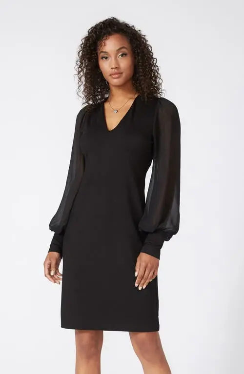 Karen Kane V-neck Long Sleeve Dress